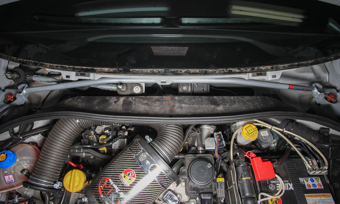 Okuyama Carbing Front Steel Strut Tower Bar Type D - Abarth 500 312141 ...