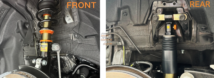 Axis-Styling Coilover Suspension Perfect Damper 6G with Upper Mount - AAHH40W - RHDJapan