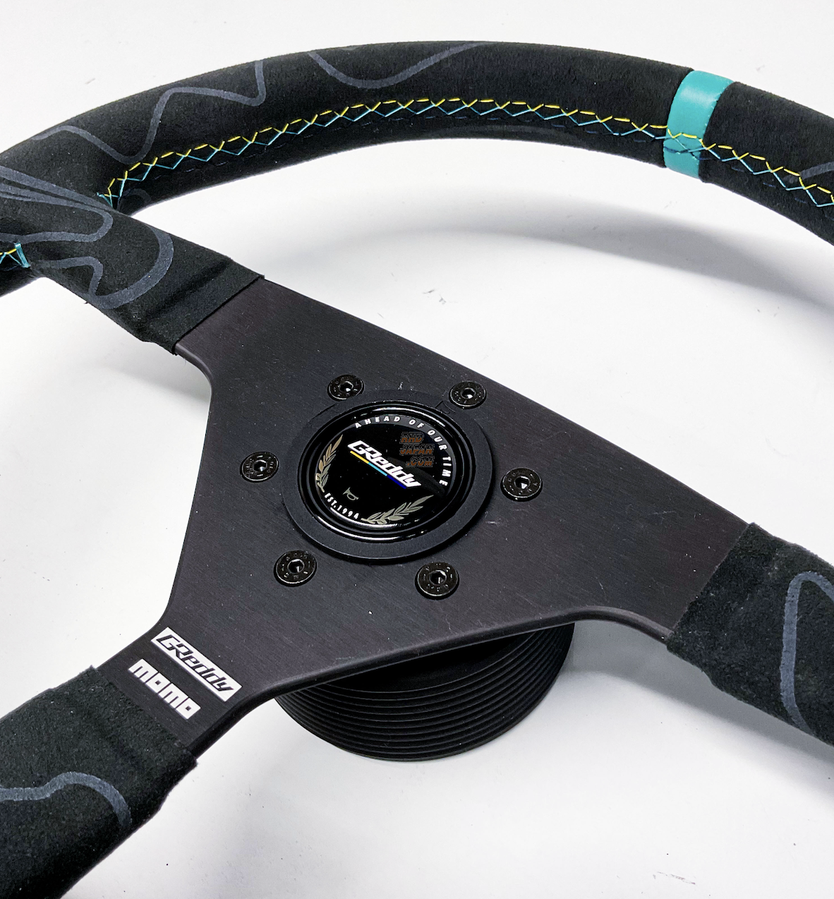 Trust Greddy X Momo Collaboration Steering Wheel - Suede Type Limited ...