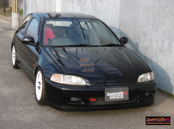 Zero Fighter Auto Custom Traction Stay Hook Ver. EG Front - Civic EG3 EG4 EG5 EG6 EG9 Coupe EJ1 ...