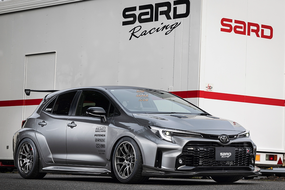Sard GT1 Performance Aero Side Step Set FRP Flat Black - GR Corolla GZEA14H - RHDJapan