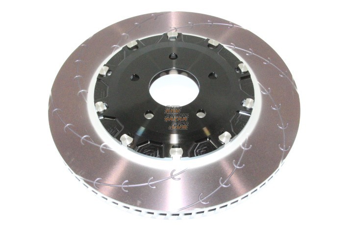 Endless Racing E-Slit 2pc Brake Rotor Front Option Black Alumite Left ...