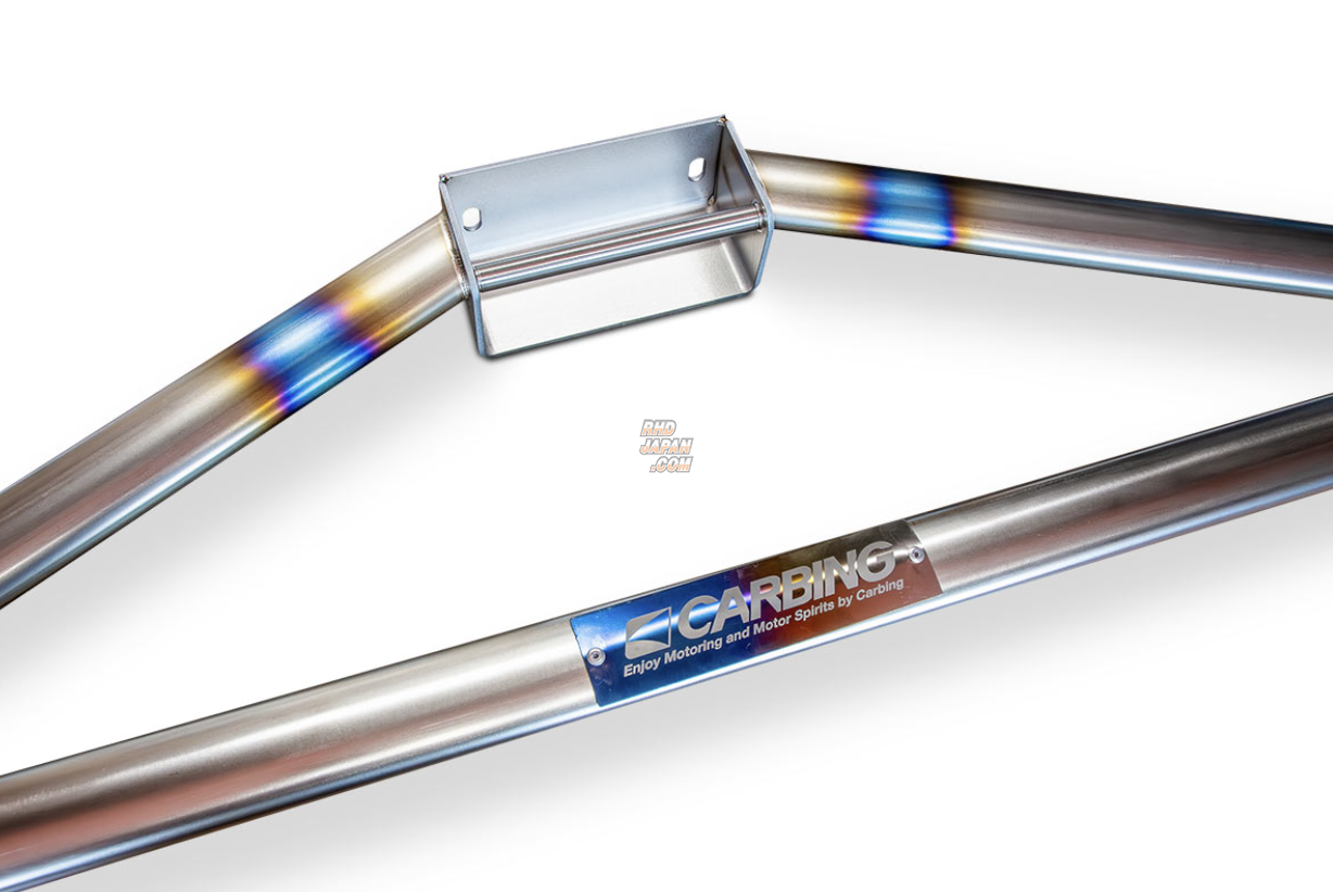 Okuyama Carbing Front Titanium Strut Tower Bar Type II - AE86 - RHDJapan