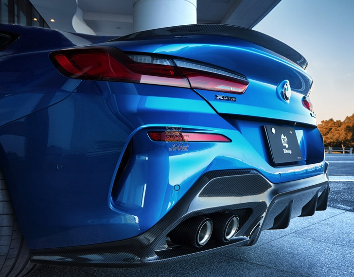 3D Design Rear Diffuser 4 Tail Muffler Dry Carbon Fiber - BMW 8 Series ...
