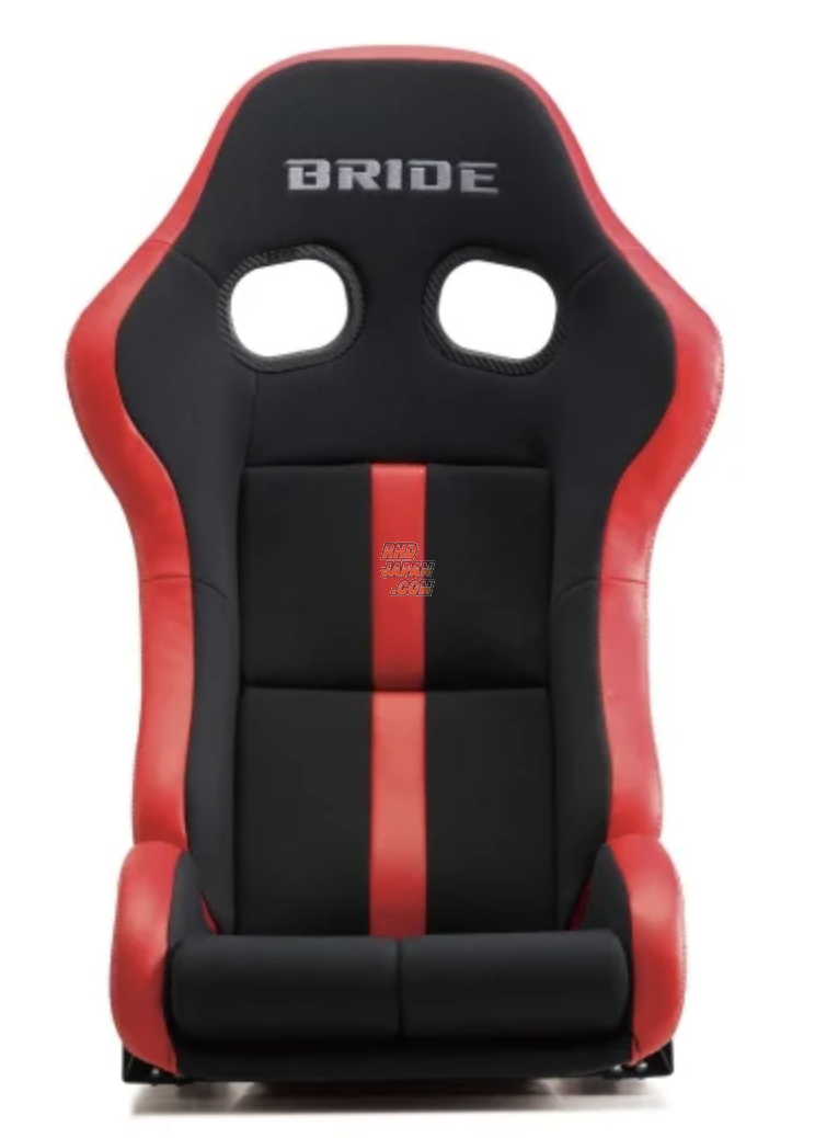 BRIDE Stradia III EVO-S Low Max Reclining Bucket Seat - Black X Red Low ...
