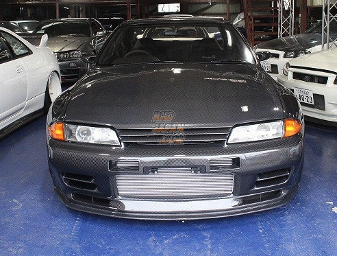 Garage Active Carbon Bonnet Lip - Skyline GT-R BNR32 - RHDJapan