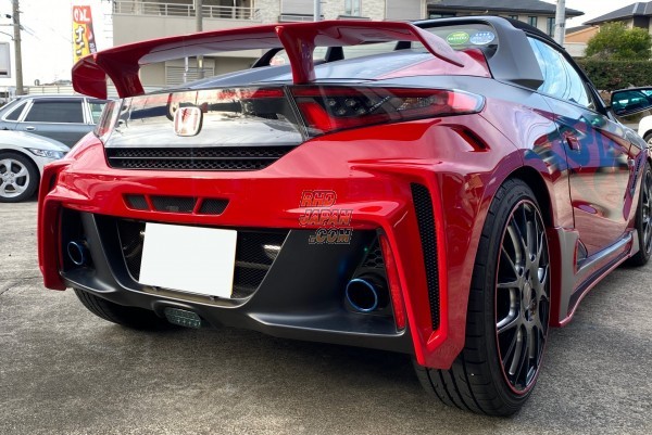 Back Yard Special Aero Rear Bumper Silver Duct Mesh - S660 JW5 - RHDJapan