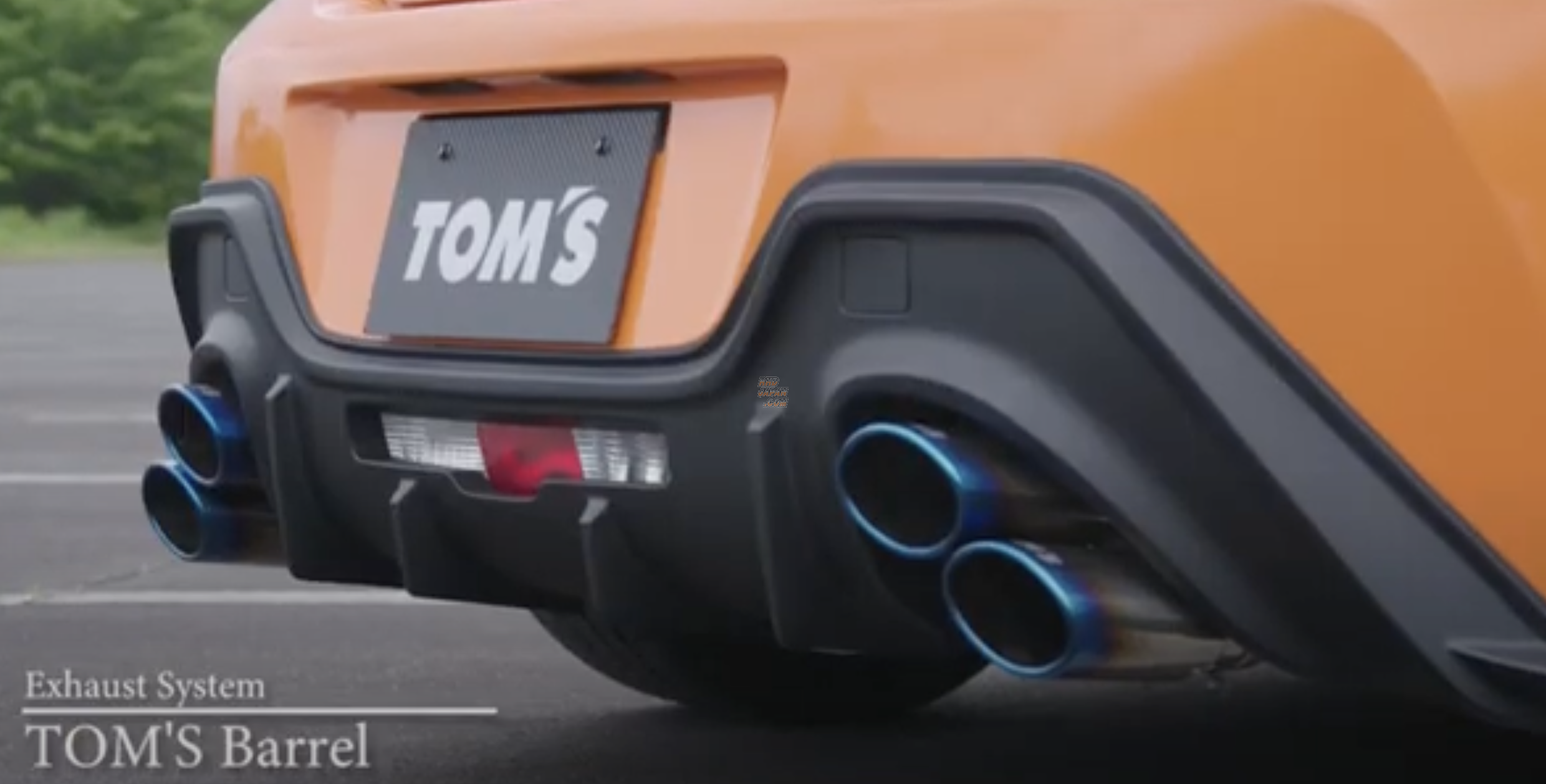 TOM'S Barrel Muffler Exhaust System Stainless X 4 Tail TOM's Under Diffuser - GR86 ZN8 - RHDJapan