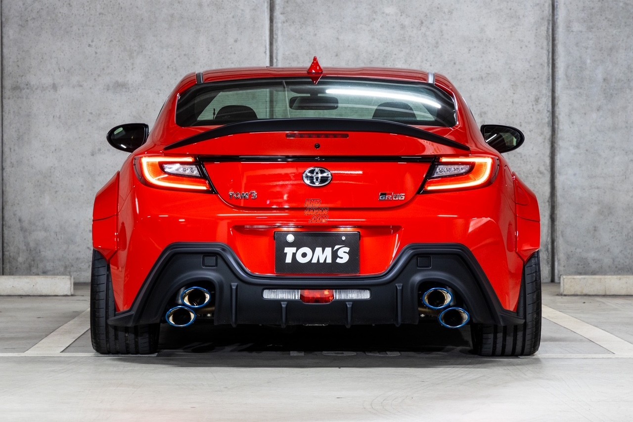 TOM'S Barrel Muffler Exhaust System Stainless X 4 Tail TOM's Under ...