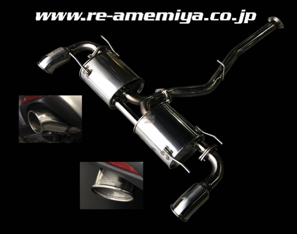 RE-Amemiya Ultimate Dolphin Tail Muffler Exhaust System - RX-8 SE3P ...