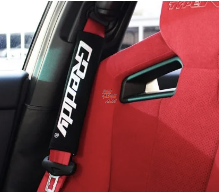 Trust Greddy Seat Belt Pad Set - Black - RHDJapan