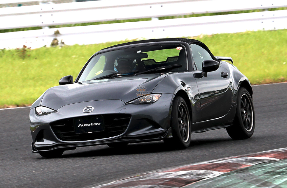 AutoExe Front Under Spoiler ND-06S Styling Kit Piano Black - Roadster ND5RC ND5RE RF NDERC NDERE ...