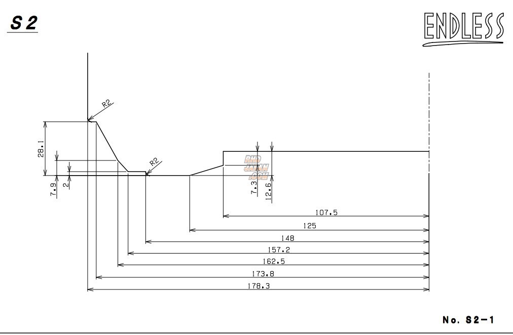 Endless M4&S2 System Inch Up Kit System Blue Almite e-slit MX72 Plus - GR86 ZN8 - RHDJapan