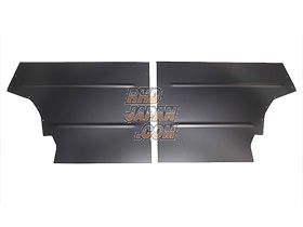 Okuyama Carbing Rear Bulk Head Plate Black Alumite - R33 - RHDJapan