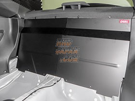 Okuyama Carbing Rear Bulk Head Plate Black Alumite - R32 - RHDJapan