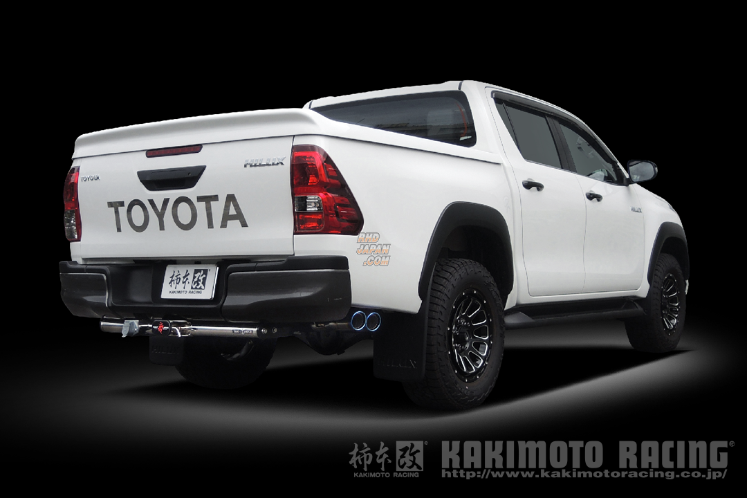 Kakimoto Racing Class KR Muffler Exhaust System Side Exhaust - Hilux GUN125 Zenki - RHDJapan