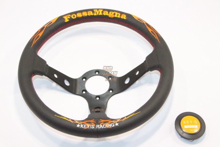 KEY`S Racing Fossa Magna Series Steering Wheel Deep Type - 330mm ...