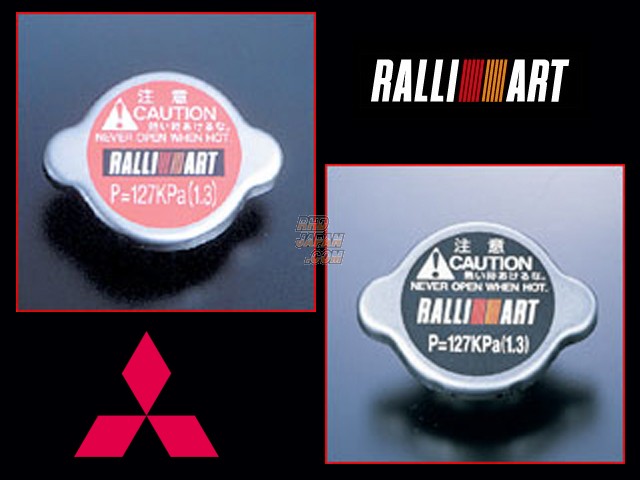 RALLIART Sports Radiator Cap Black - CU2W CU4W CU5W - RHDJapan