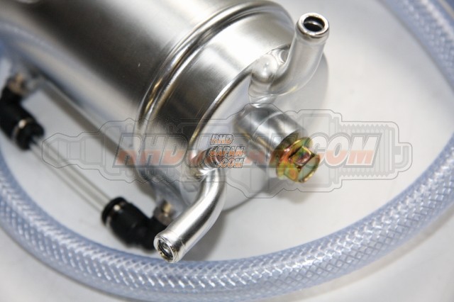Okuyama Carbing Oil Catch Tank 0.6L - 60 Degree Piping 15mm - RHDJapan