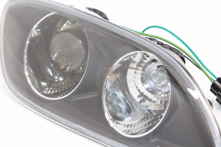 Uras Front Combination Lamps - Black FD3S - RHDJapan