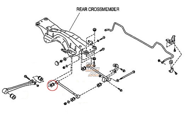 STI Reinforced Bushing Rear L Link Front In Set - Impreza Legacy Vivio ...