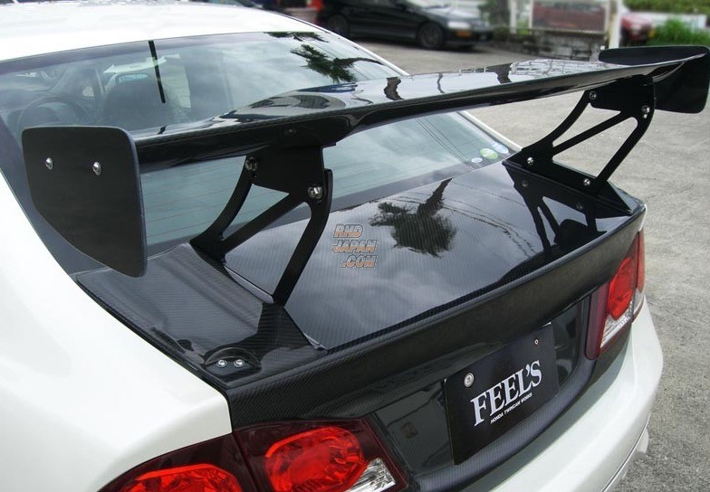 Feel's 3D Carbon GT Wing Rear Spoiler 1400mm Plain Weave Carbon Bracket ...