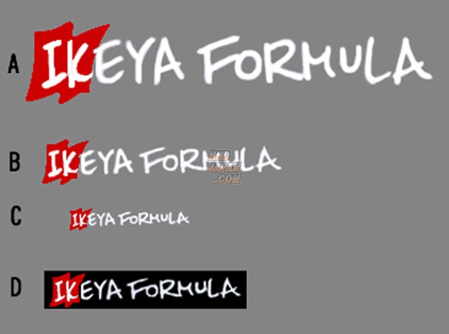 IKEYA FORMULA Original Sticker Type A - RHDJapan