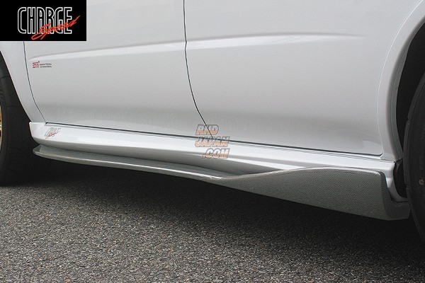 Charge Speed Bottomline Side Steps Lip - Carbon Impreza GDB C~G - RHDJapan