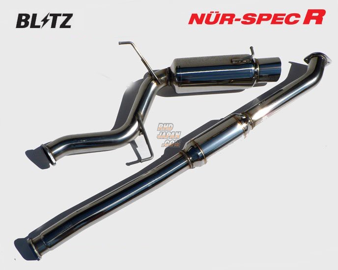 Blitz Nur-Spec R Muffler Exhaust System - ER34 2Doors - RHDJapan