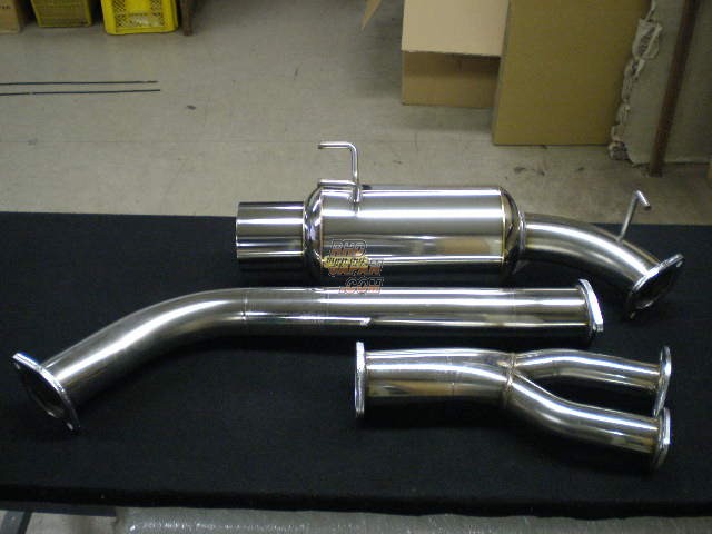 Border Burn Out Exhaust Muffler Z32 VG30DETT 2 by 2 - RHDJapan