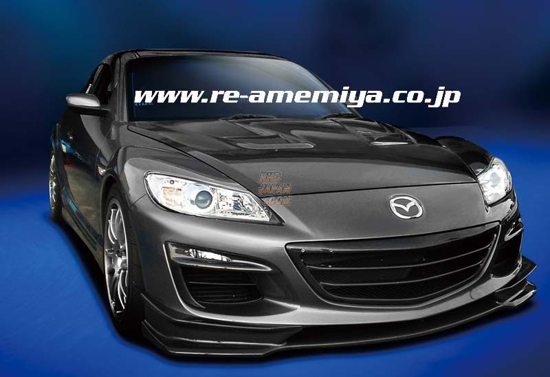 RE-Amemiya Carbon Fiber Front Lip Spoiler - RX-8 SE3P Kouki - RHDJapan