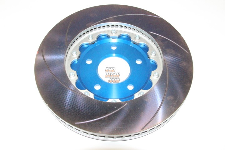 Endless Racing Curving Slit Brake Rotor Front Left - Lancer Evolution CP9A CT9A CT9W - RHDJapan