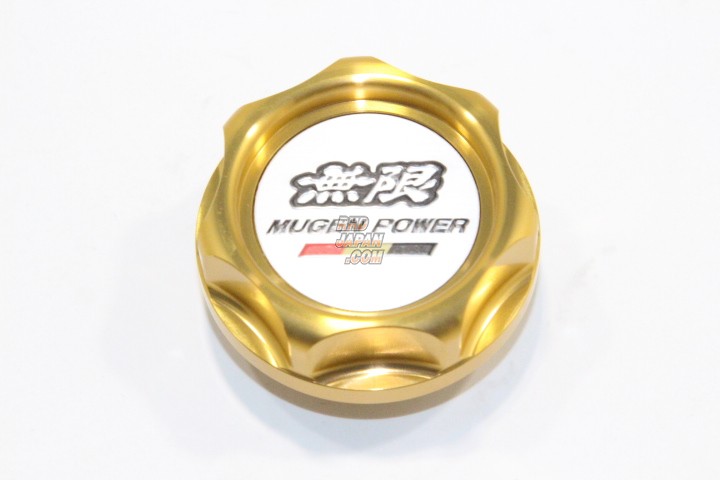 Mugen Oil Filler Cap - Gold Honda M32/M33 X P3.5 - RHDJapan