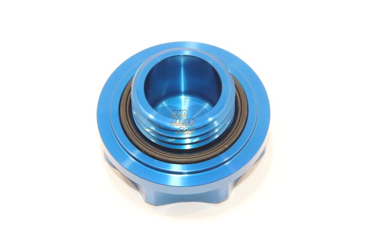 Mugen Oil Filler Cap - Blue Honda M32/M33 X P3.5 - RHDJapan
