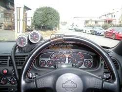 Border Dual Gauge Meter Hood Panel 60mm - S14 - RHDJapan