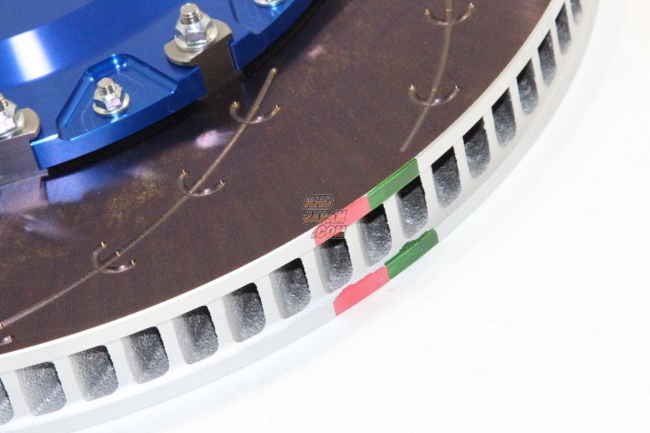 Endless Racing E-Slit Brake Rotor Rear 3pc - R35 - RHDJapan