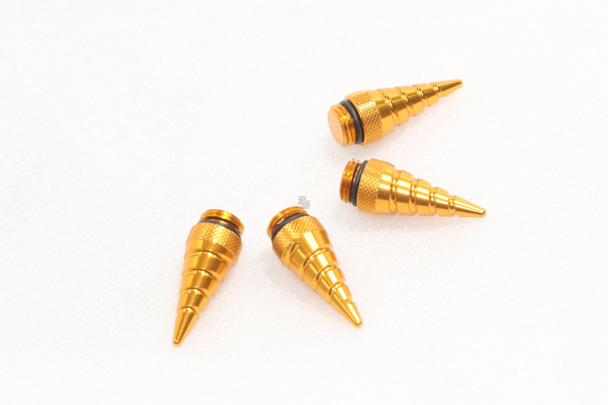 326 Power Duralumin Lug Nut Drilled Caps Set - Medium Gold - RHDJapan