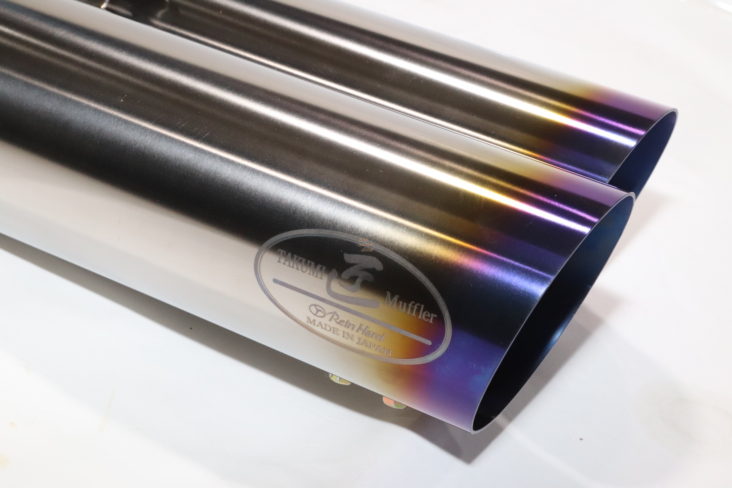 Reinhard #2 Dual Muffler Exhaust System Semi-Titanium for Circuit Type ...