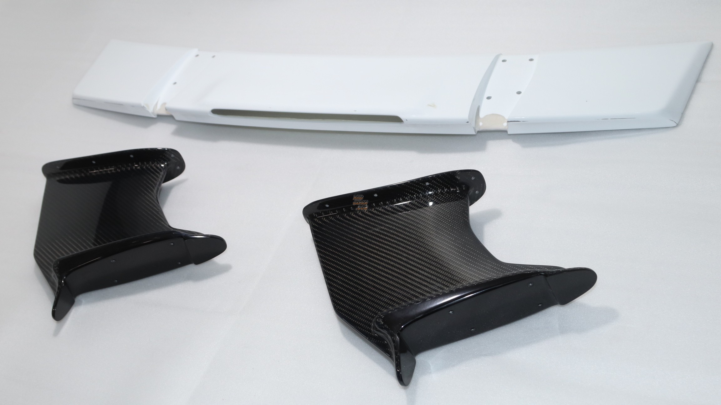 Top Secret GT Wing Rear Spoiler ST2 High Mount ST1 End Plate - GT-R R35 ...