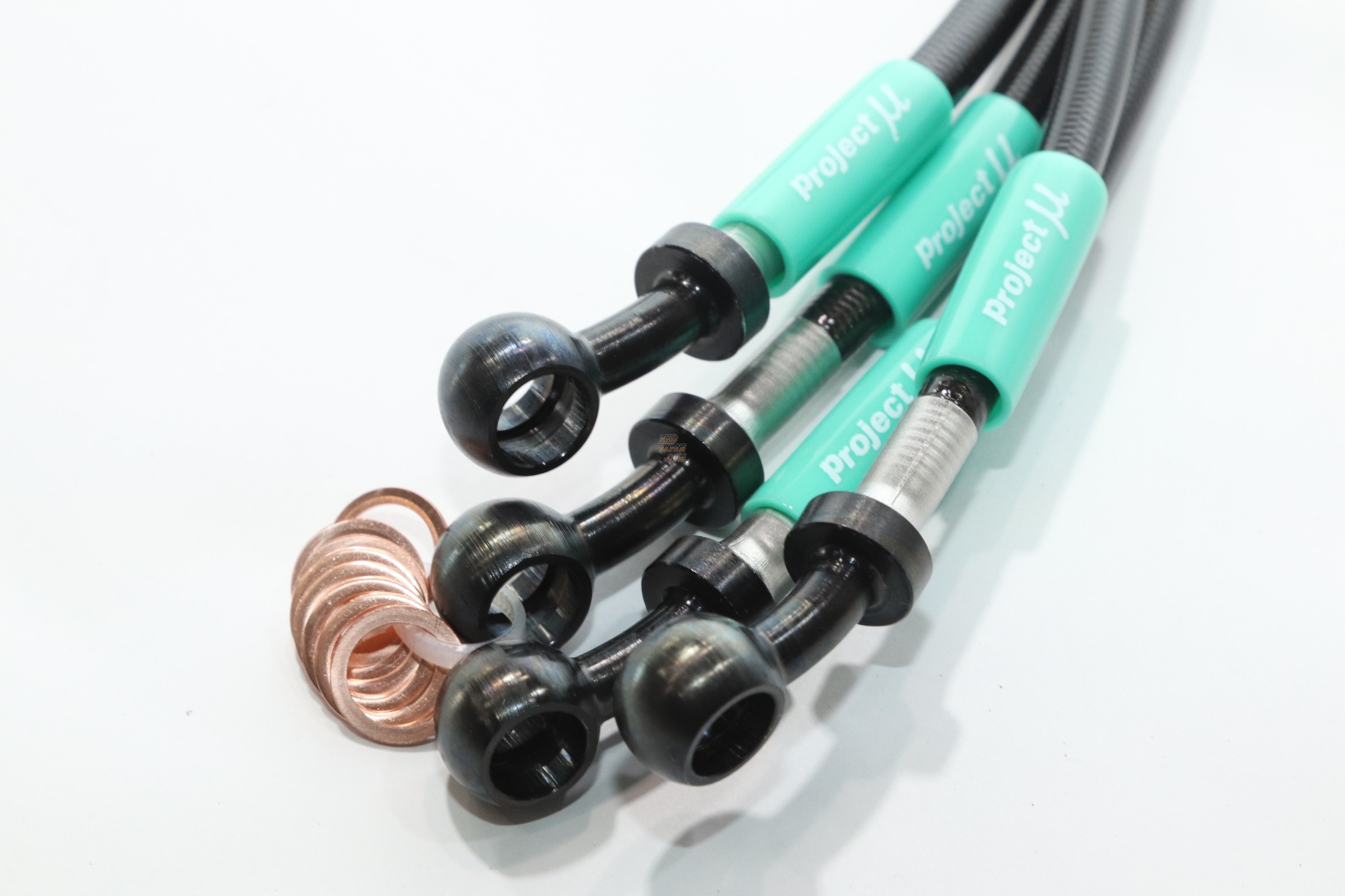 Project Mu Teflon Brake Line Steel Fittings Smoke - GRS180 GRS182 GRS184 GRS200 GRS202 GRS204 ...