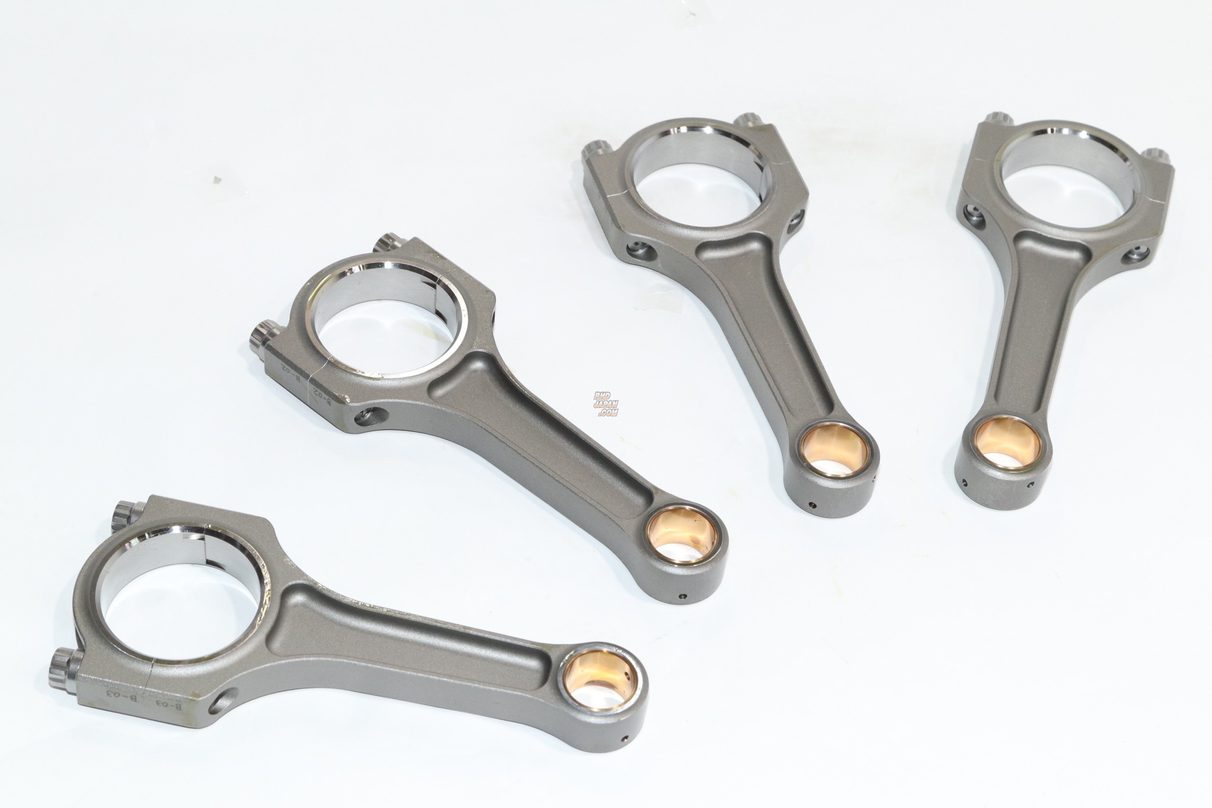 JUN I-Beam Connecting Rod Full Set - Subaru EJ20 - RHDJapan