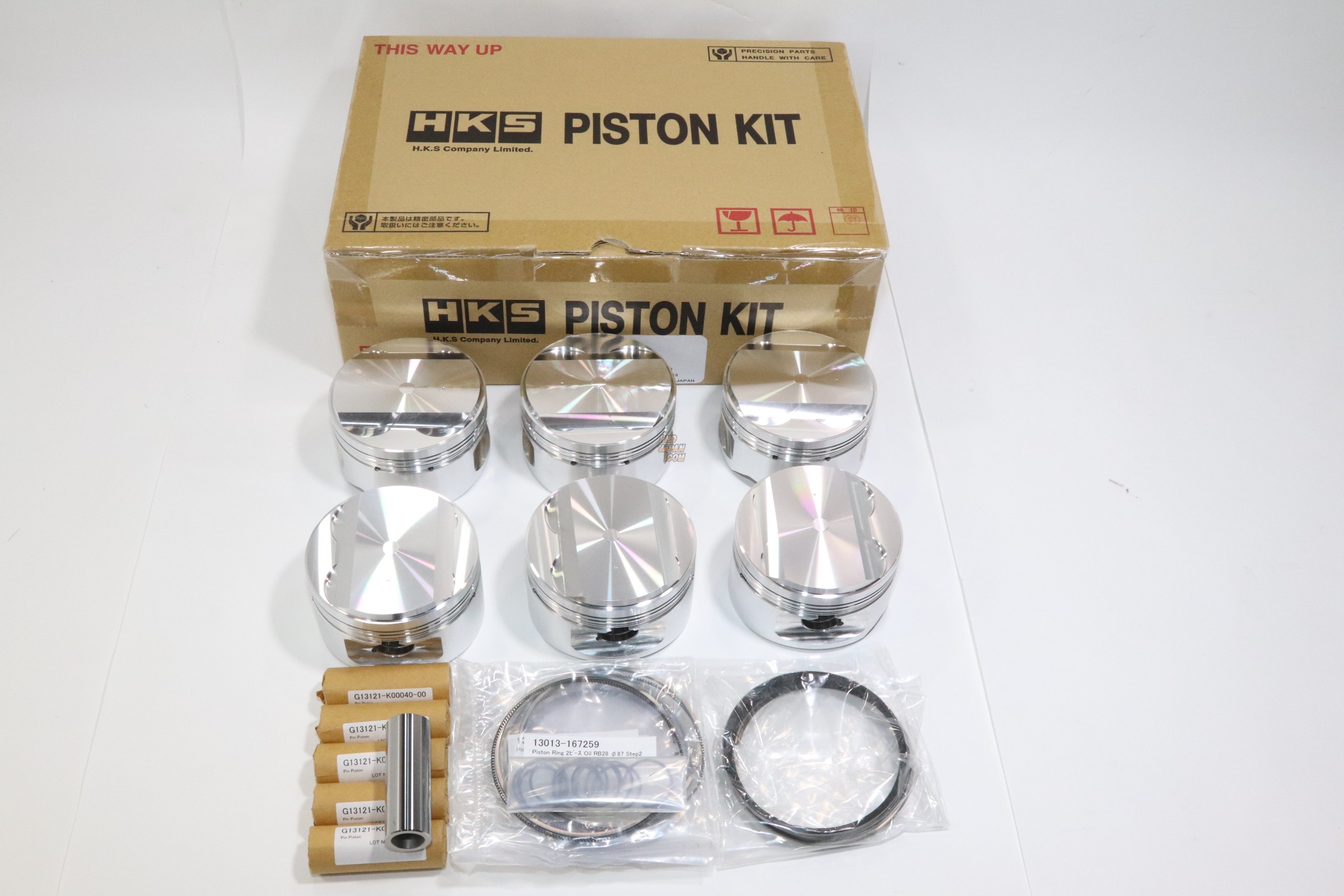 HKS Forged Piston Kit Step 2 86mm - BNR32 BCNR33 BNR34 - RHDJapan