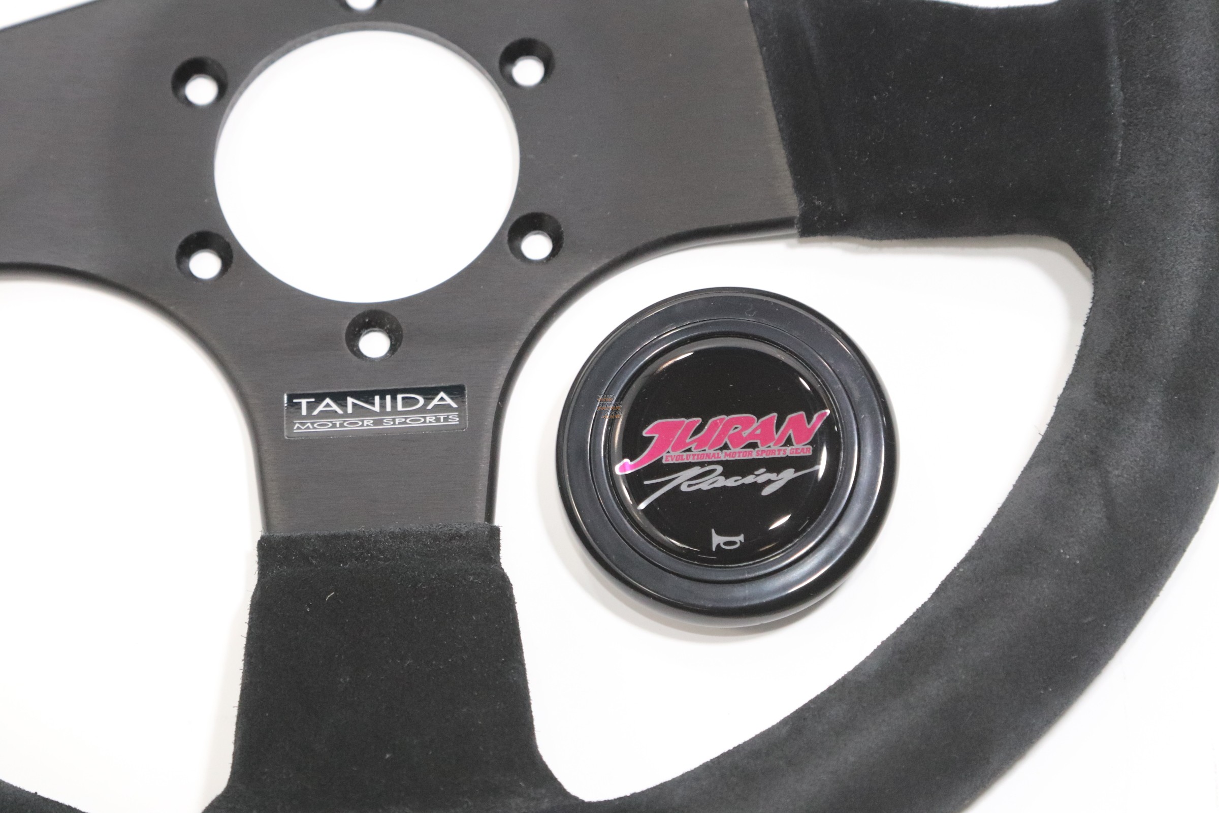 Juran Racing Steering Wheel - Racing Series 330mm Suede with Juran Logo ...