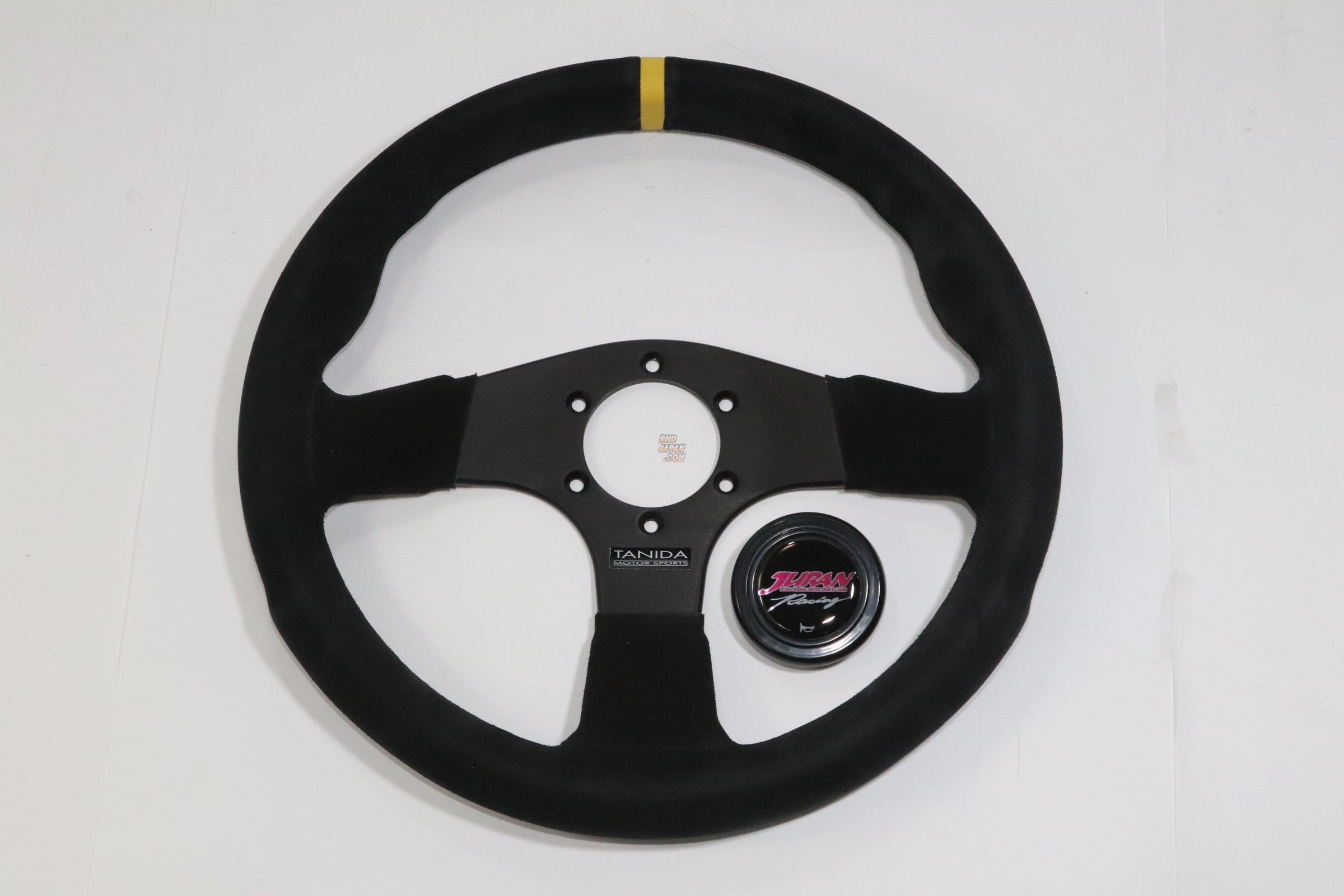 Juran Racing Steering Wheel - Racing Series 330mm Suede with Juran Logo ...