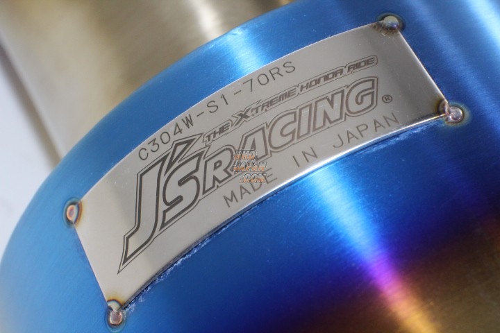 J's Racing C304 Stainless 70RR Exhaust Plus System - EP3 - RHDJapan