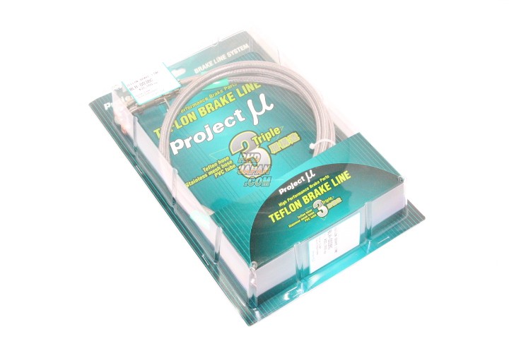 Project Mu Teflon Brake Line Stainless Fittings Clear - GX100 LX100 ...