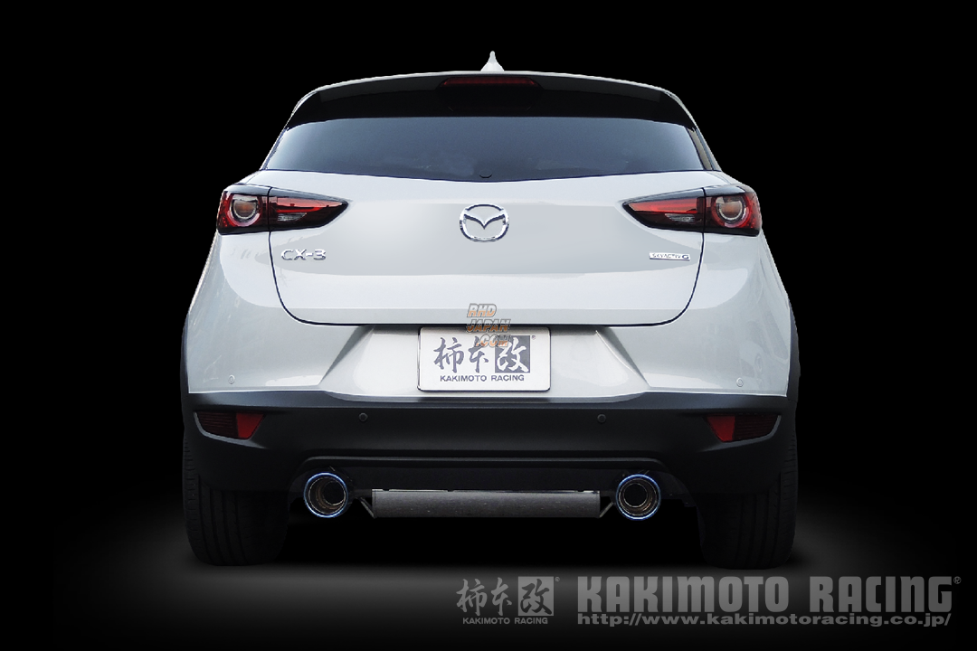 Kakimoto Racing Class KR Muffler Exhaust System Stainless Tail - CX-3 DKEFW - RHDJapan