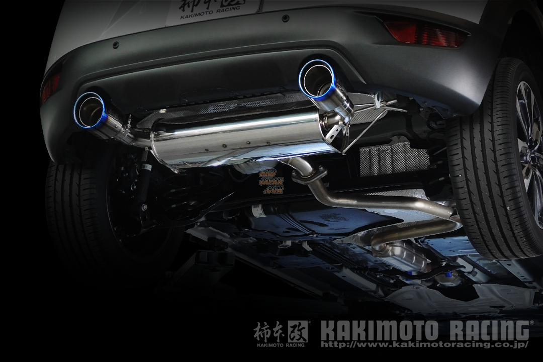 Kakimoto Racing Class KR Muffler Exhaust System Stainless Tail - CX-3 DKEFW - RHDJapan