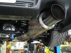 Unlimited Works Full Titanium Muffler Exhaust 90mm - Lancer Evolution X CZ4A - RHDJapan