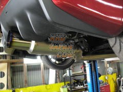 Unlimited Works Full Titanium Muffler Exhaust 90mm - Lancer Evolution X CZ4A - RHDJapan
